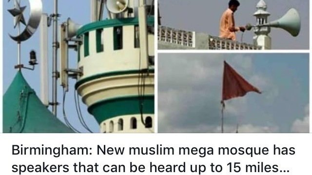 Petition · Stop the Mega mosque in Birmingham with speakers that can be ...