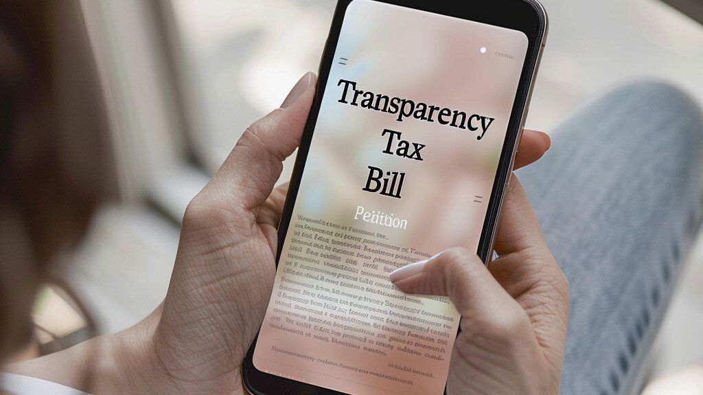 Petition · TRANSPARENCY TAX BILL - United States · Change.org