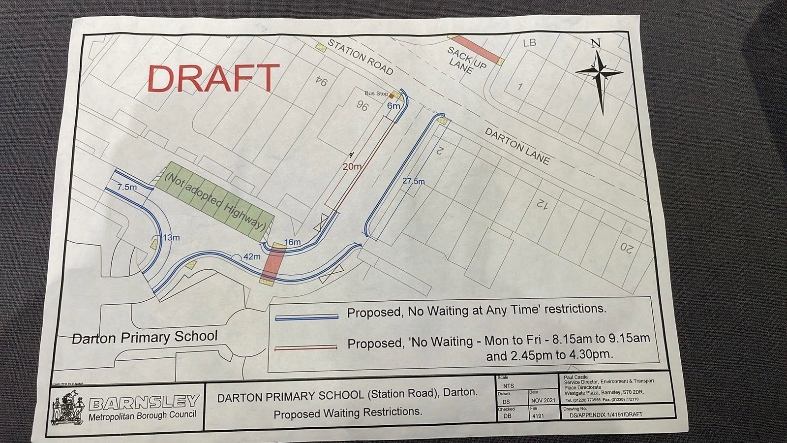 Petition · Stop the traffic order at Darton Primary · Change.org