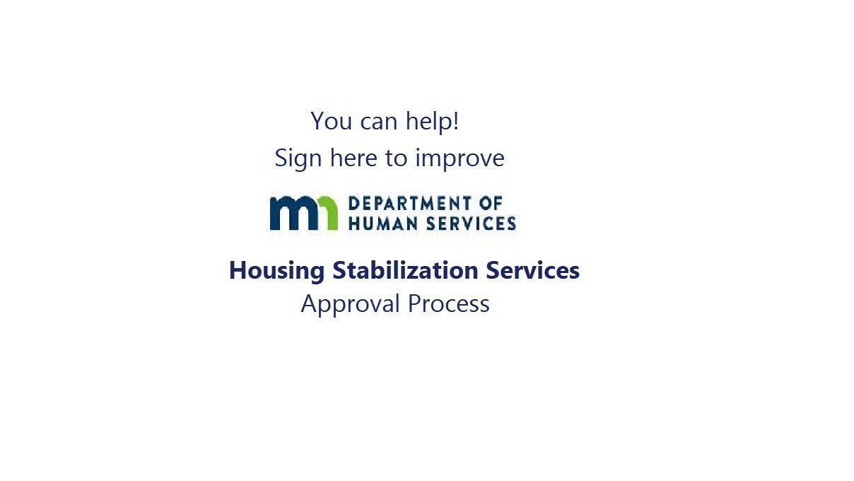 Petition · Improve the Housing Stabilization Services approval process ...