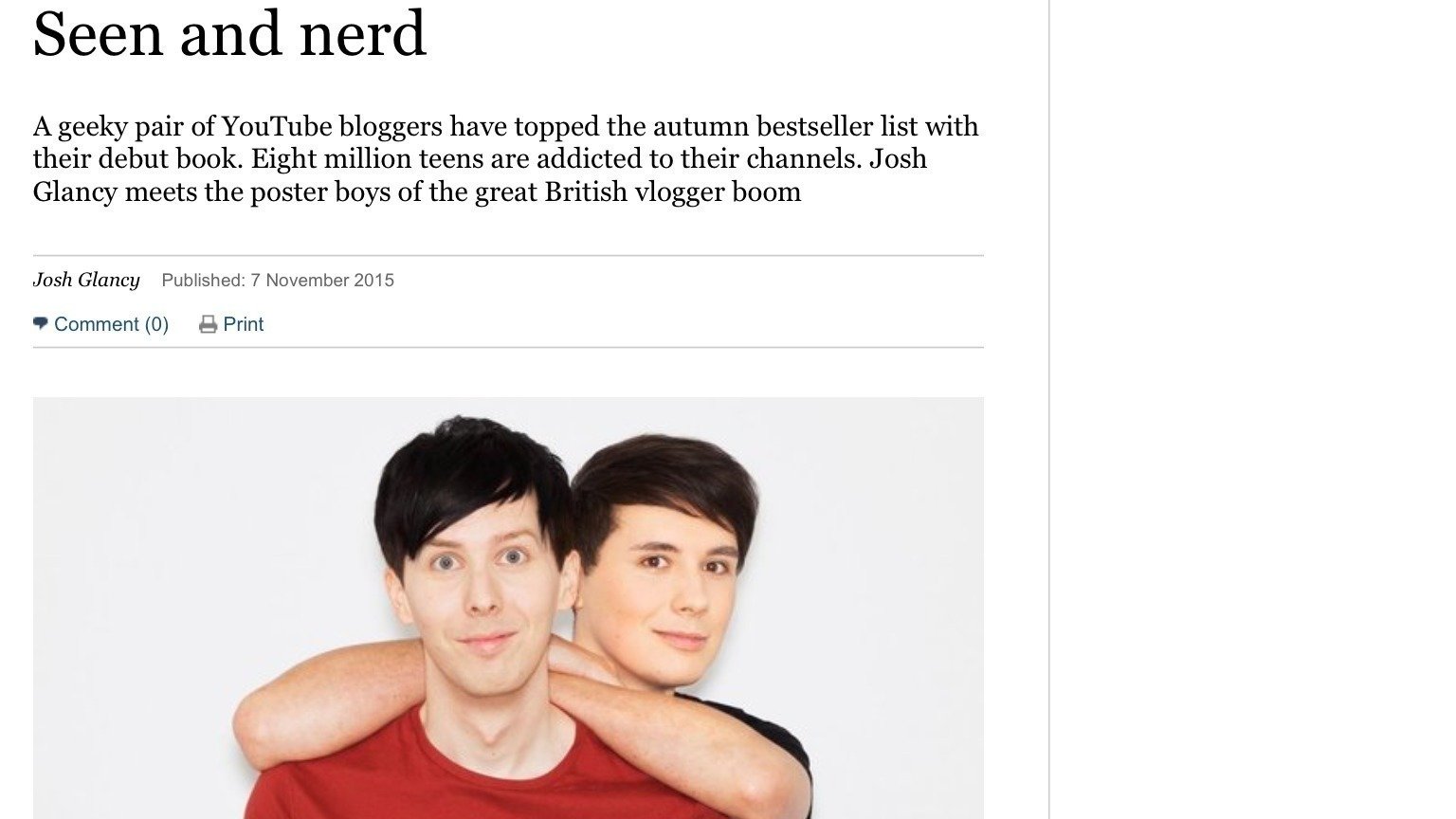 Petition · Have Josh Glancy release apology to Dan and Phil and fans ...
