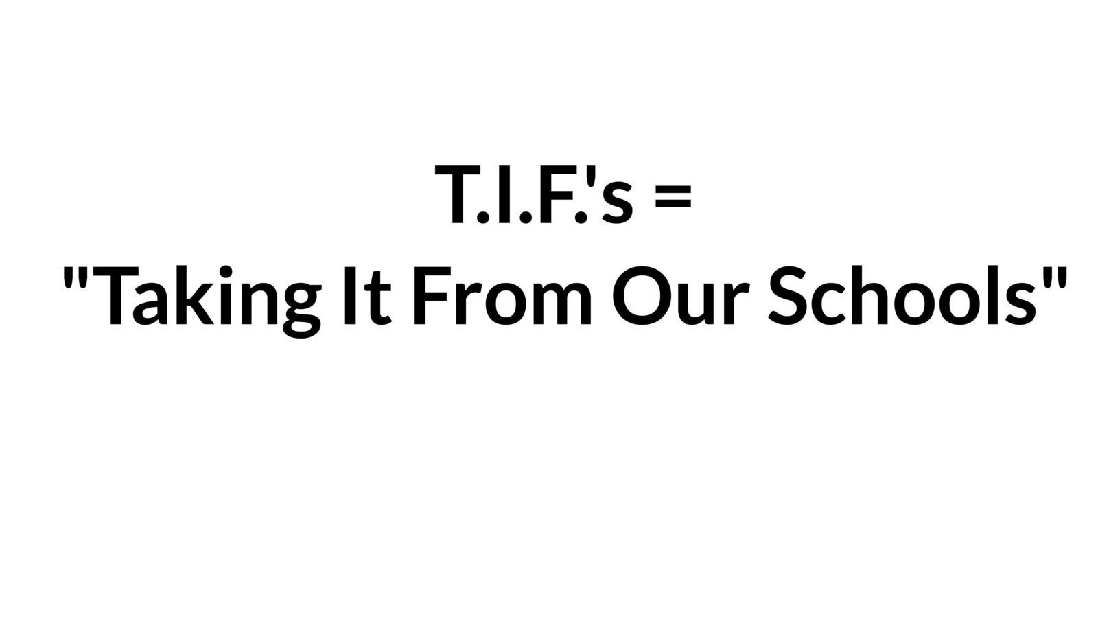 Petition · Tell City Council to FREEZE the TIF's and Not Approve More ...