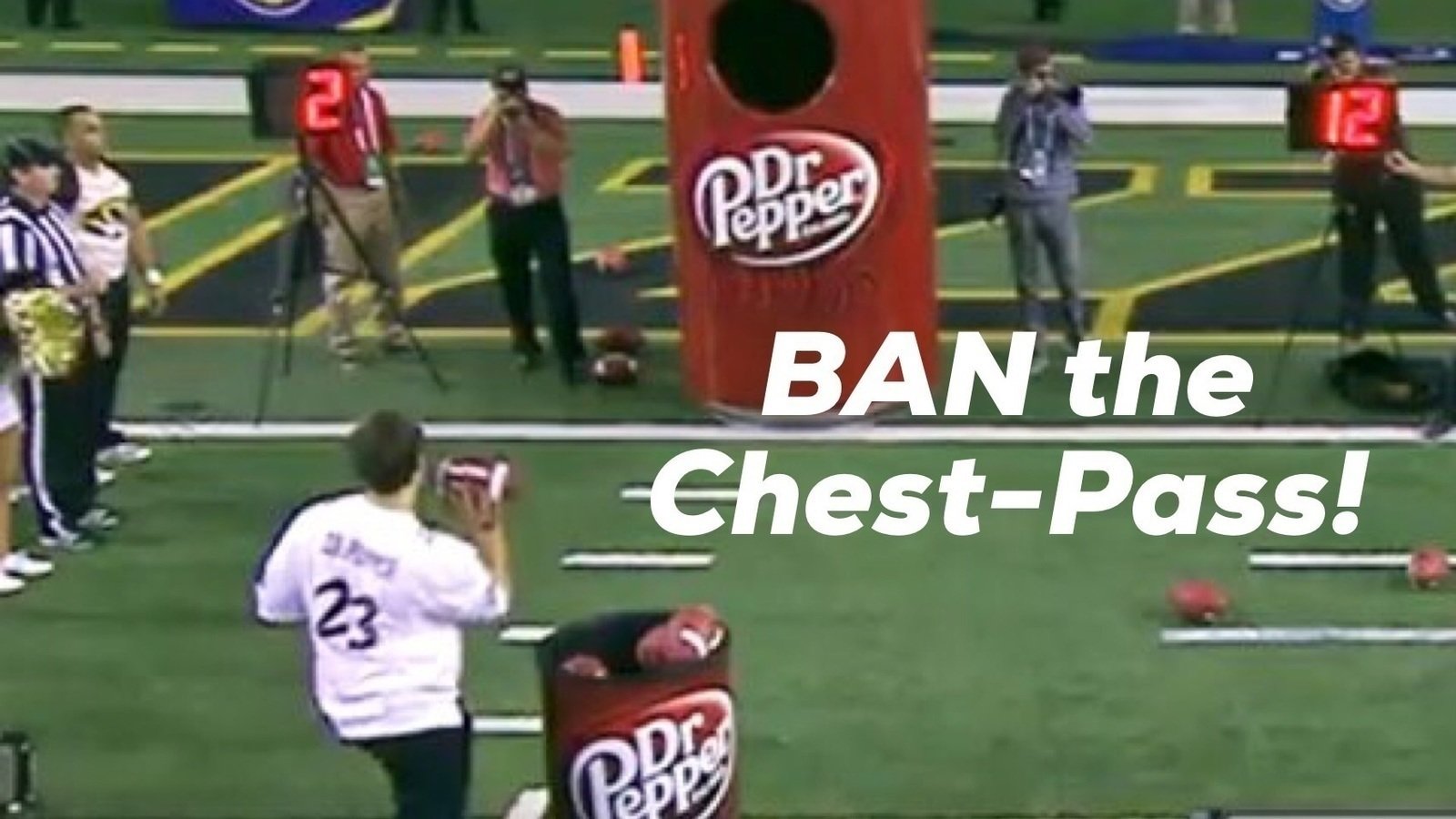 Petition · Ban the Chest-Pass in the College Football Dr. Pepper ...