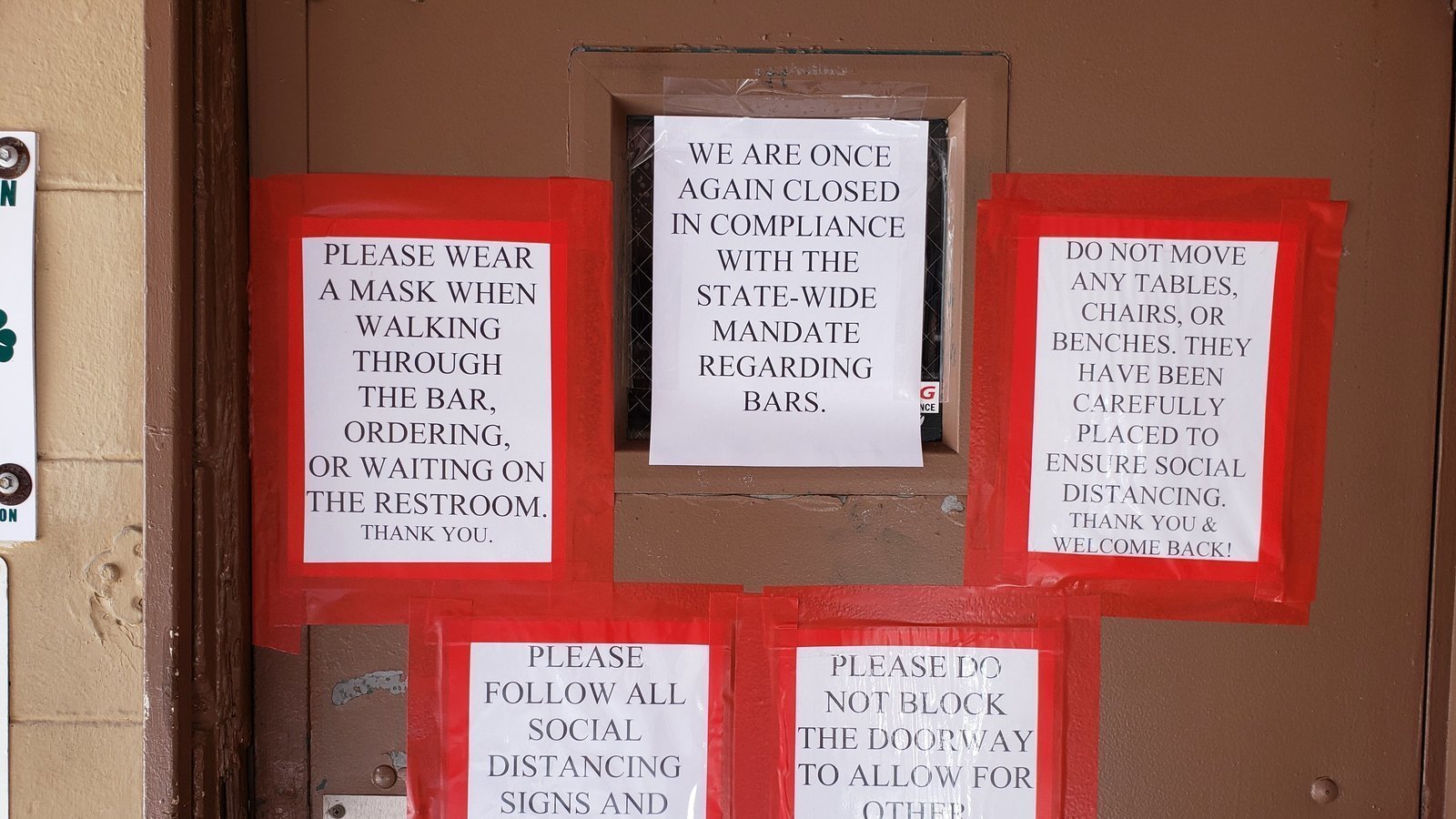 Petition · Re-opening Bars that are complying with CDC and State ...