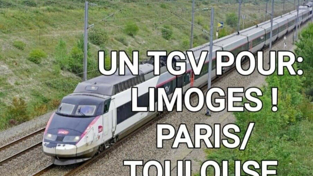 Pétition · Exigez un TGV pour la ligne Paris-Limoges-Toulouse - France ...