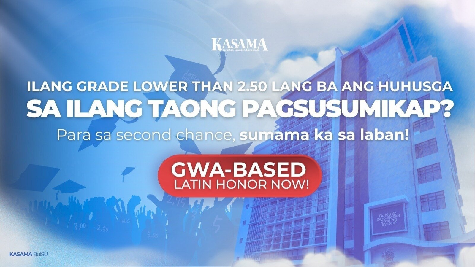 Petition · Gawing GWA-Based ang Latin Honors Qualifications sa BulSU ...