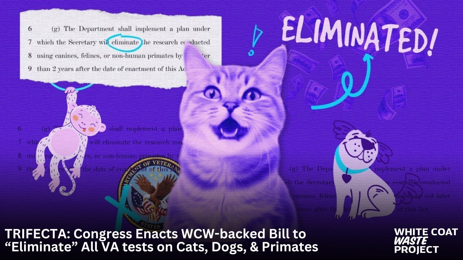 Petition update · Good News Alert: Congress Acts to Stop VA Animal ...