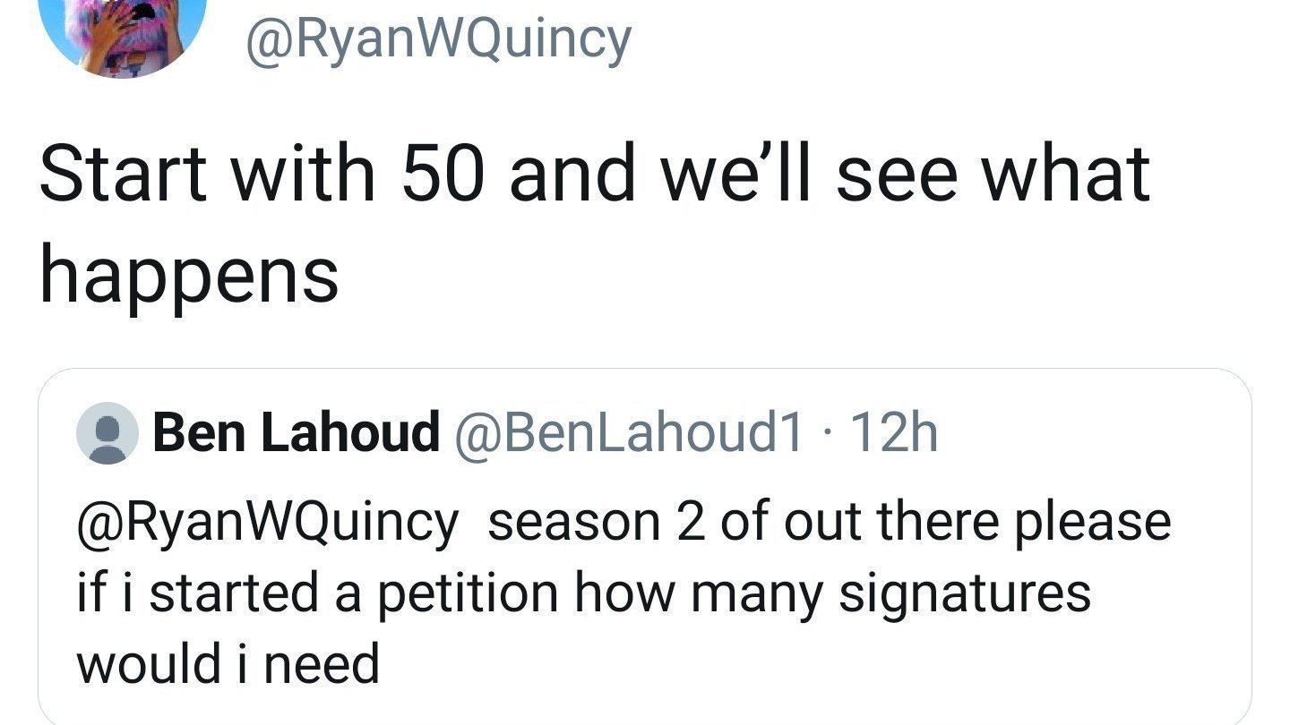 Petition · Bring back the animated tv show Out there created by ryan ...