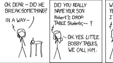 Petition · Update the Famous XKCD “Bobby Tables” Comic to Promote Query ...