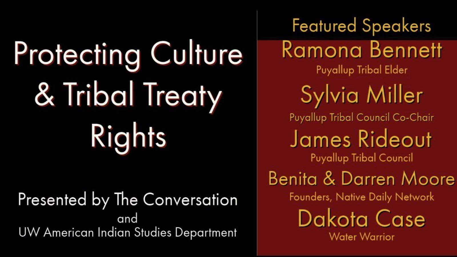Petition update · Join Us for Protecting Culture & Tribal Treaty Rights ...