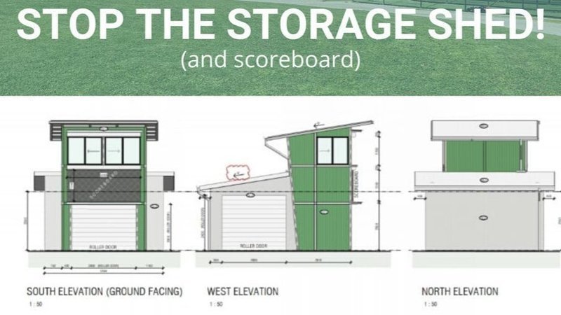 Petition · Save Gillon Oval from 5 . 2m high storage shed / scoreboard ...