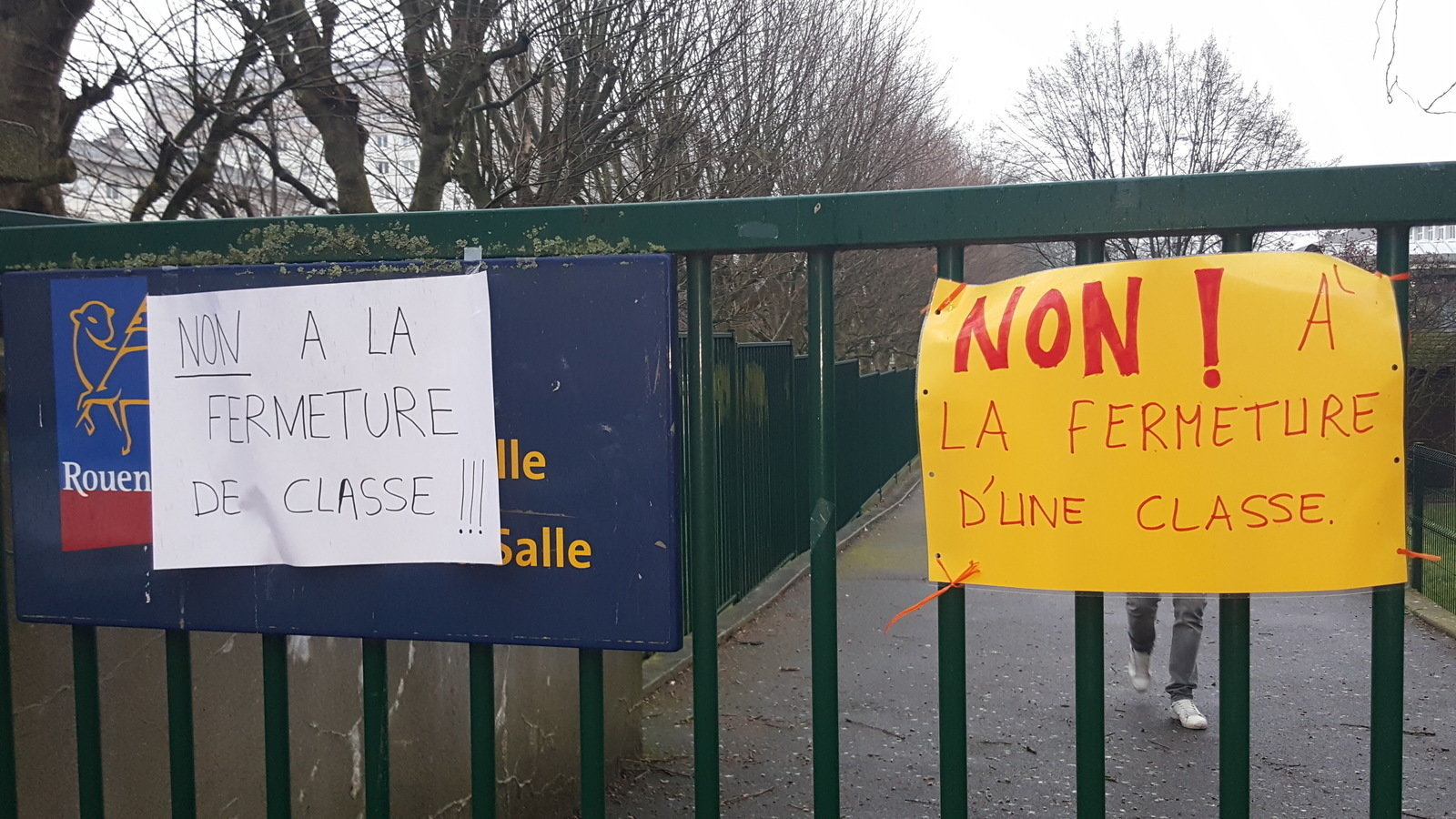 Pétition · Non à La Fermeture Dune Classe Cavelier De La Salle Rouen