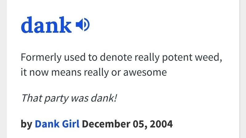 Petition · On : Add additional meanings to the word dank in the Oxford ...