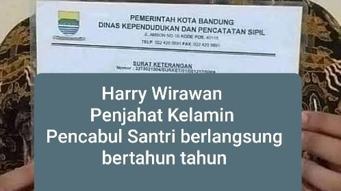 Petisi · Pidana yang setimpal untuk Harry Wirawan Cabul belasan santri ...