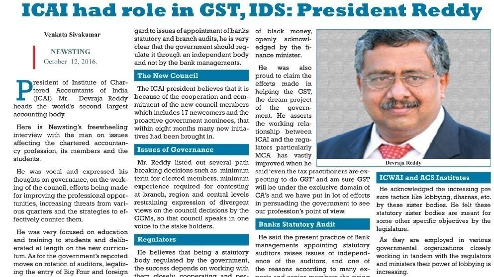 Petition · Mr.Devraja Reddy, The President ICAI – Resign and Apologise ...