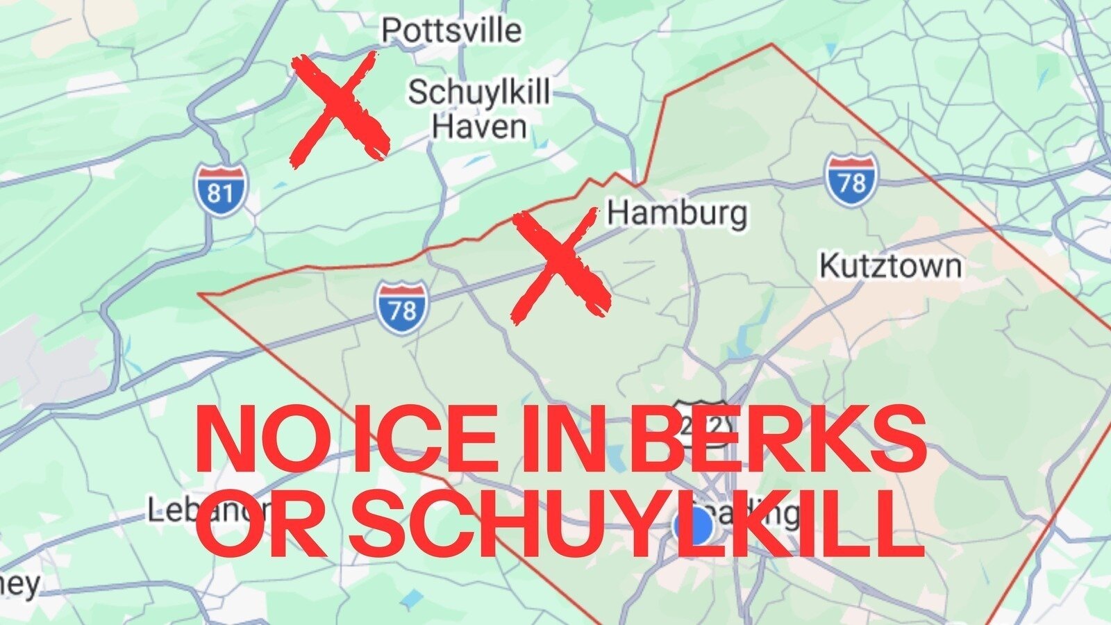 Petition · No ICE in Berks - United States · Change.org