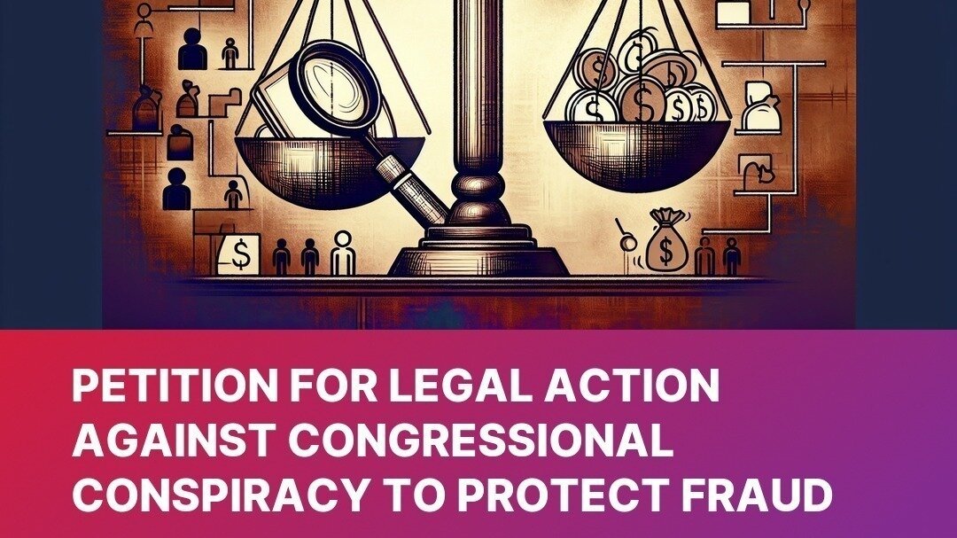 Petition · PETITION FOR LEGAL ACTION AGAINST CONGRESSIONAL CONSPIRACY ...