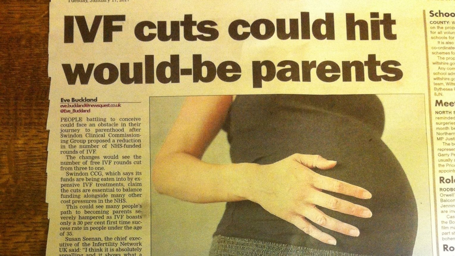 Petition · Stop IVF cuts in Swindon - United Kingdom · Change.org