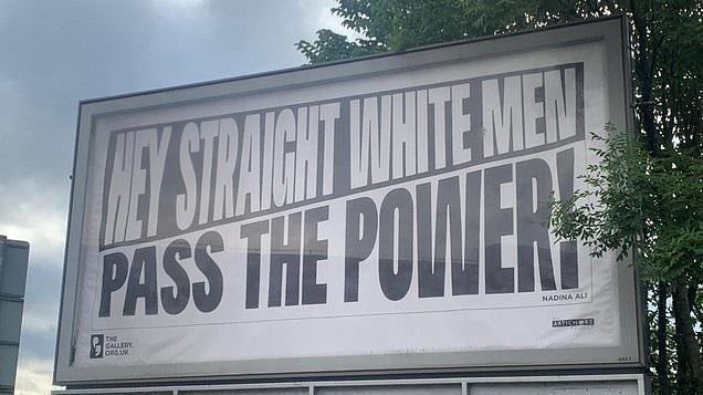Petition · Ban ’Straight White Men - Pass the Power’ sign. - United ...