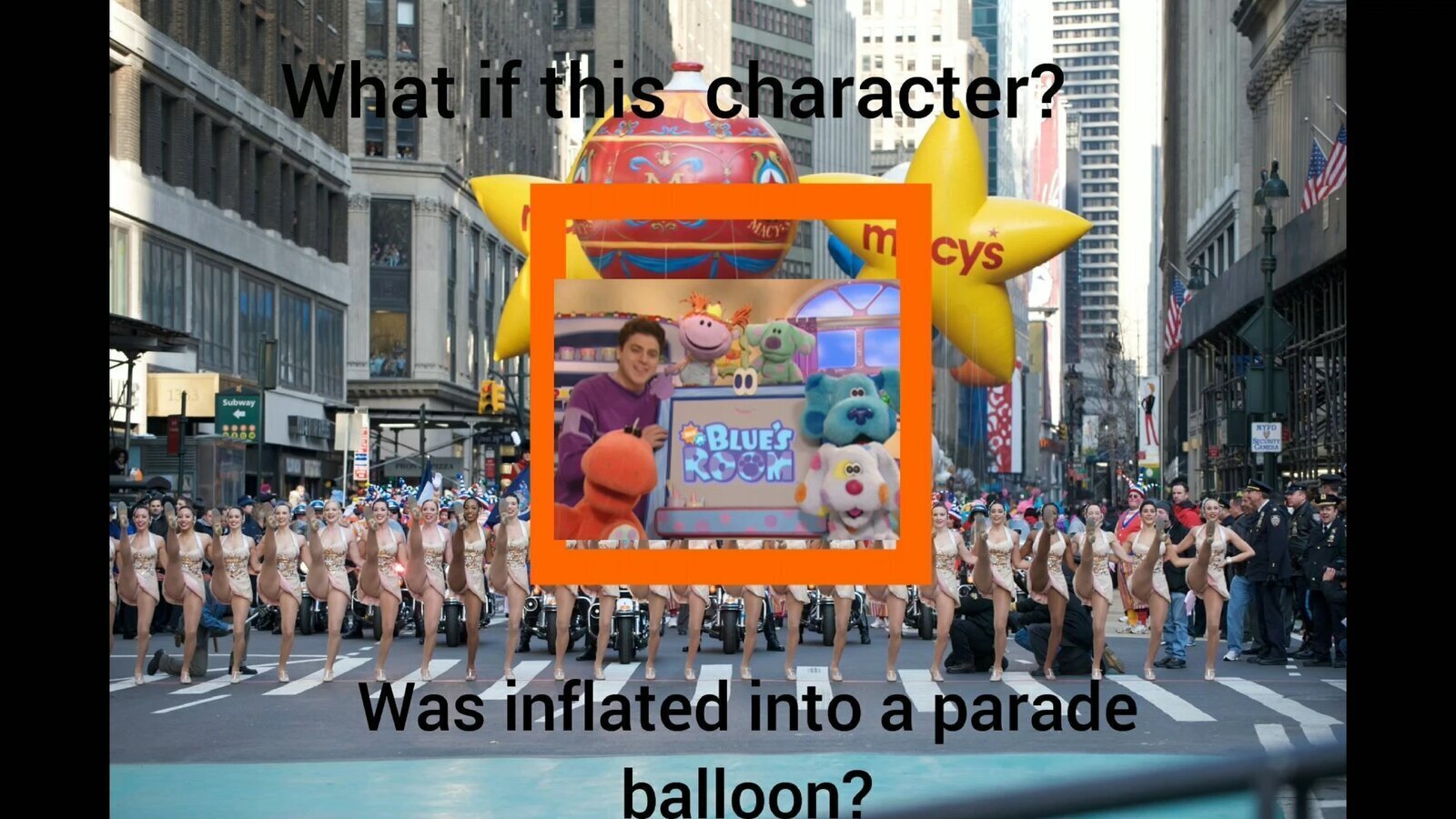 Petition · Put Blue's Room BalLoon On The ThanksGiving Parade · Change.org