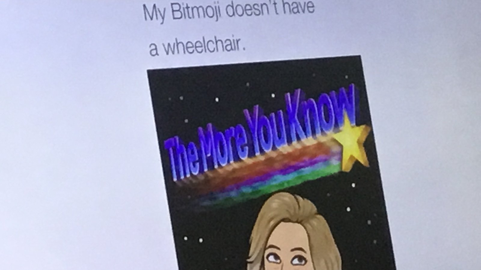 Petition · Give ms. Pecic’s bitmoji a wheelchair - United States ...