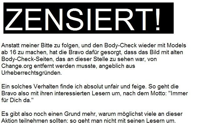 Petition · Helfen Sie der Sexualaufklärung: Altersgrenze "16" für den ...