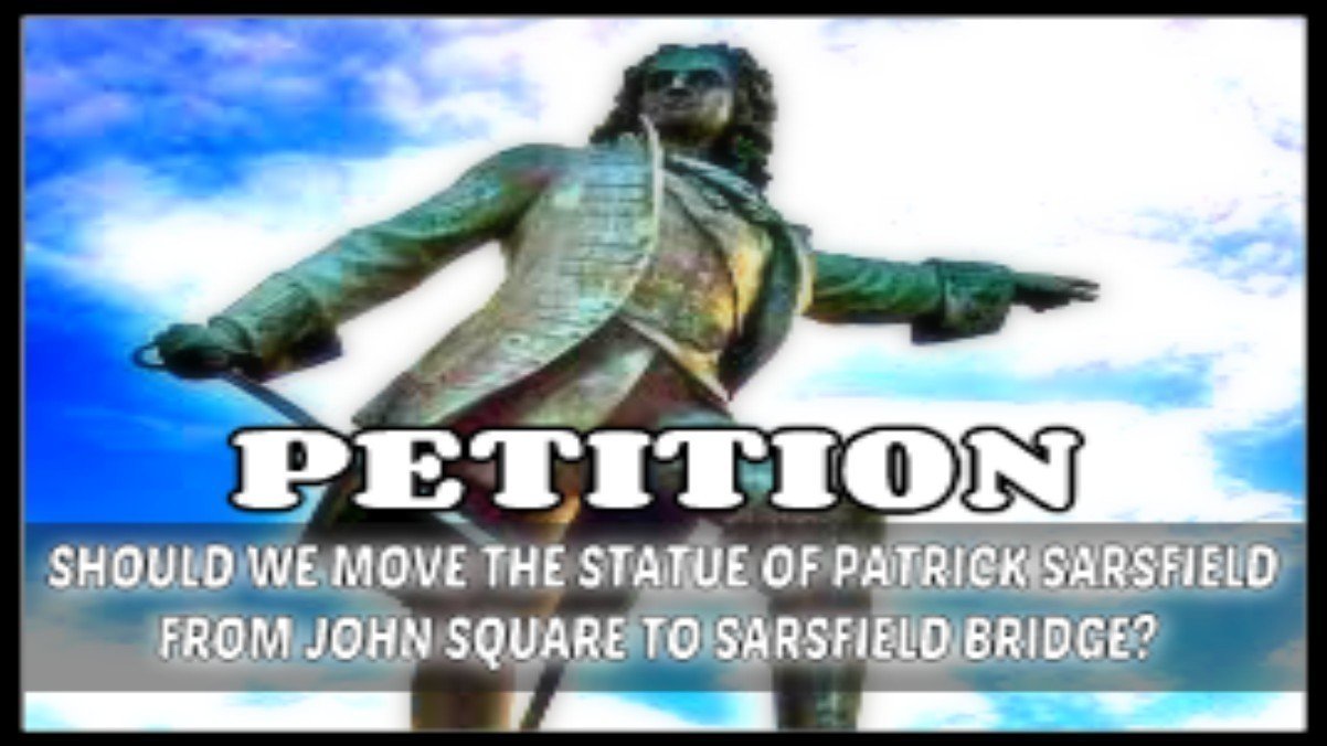 Petition · MOVE THE STATUE OF PATRICK SARSFIELD - Ireland · Change.org
