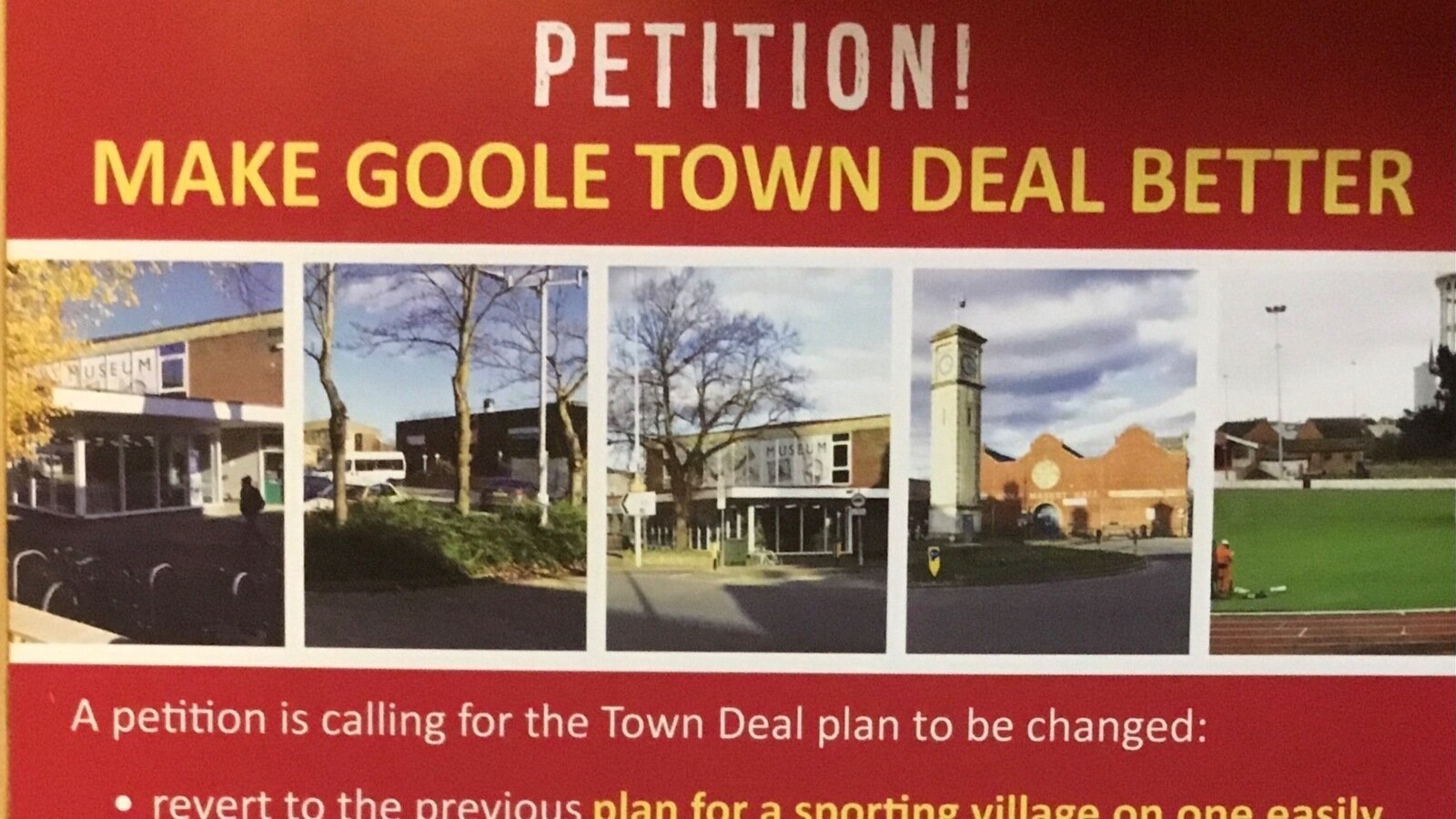 Petition · Make the Goole Town Deal Better - United Kingdom · Change.org