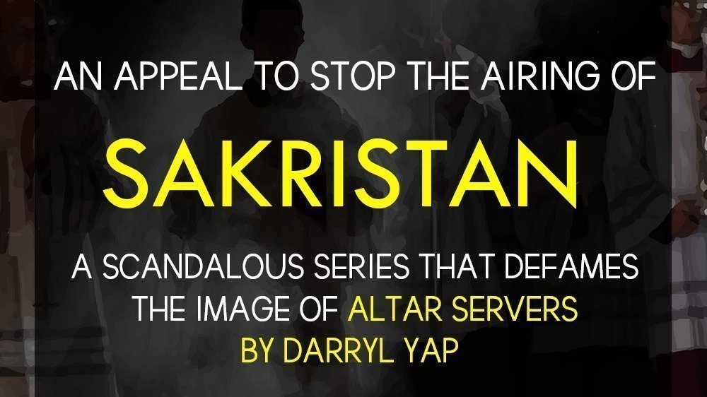 Petition · An Appeal to Stop the Airing of the Sakristan: a BL series ...