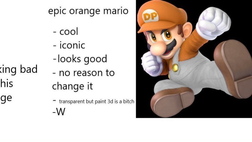 Petition · CHANGE DEAFPLAYER BACK TO ORANGE MARIO - Canada · Change.org