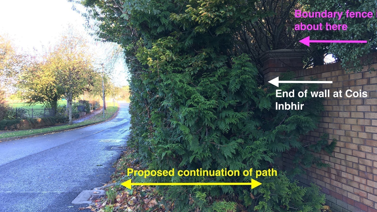 Petition · Petition to Fingal CC to install a footpath - Donabate ...