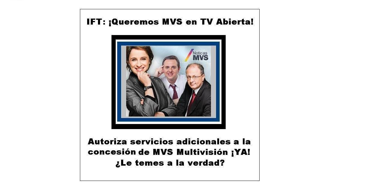 Petition · ¡Aprueba la solicitud de MVS Multivisión para ofrecer TV ...