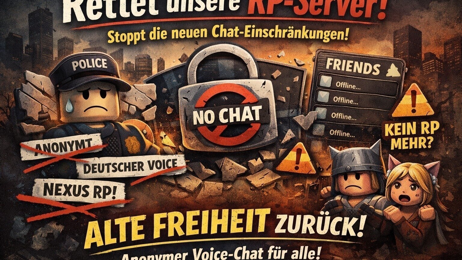 Petition · 📢 Petition zur Entfernung der neuen Voice-Chat- und Chat ...
