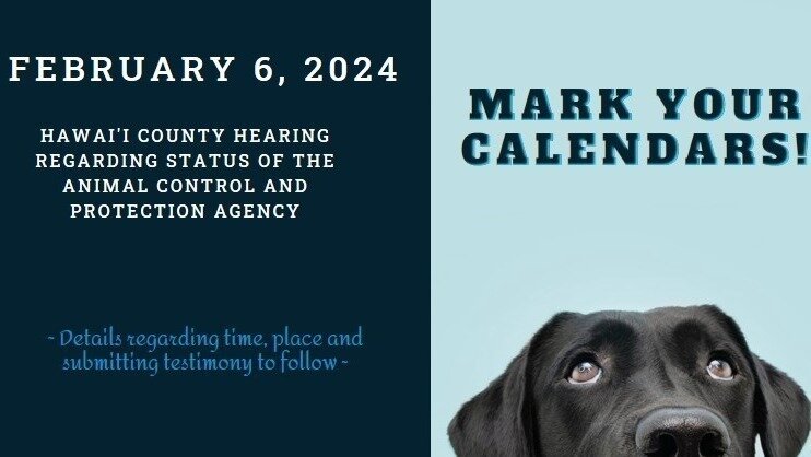 Petition update · Committee Hearing with the Animal Control ...