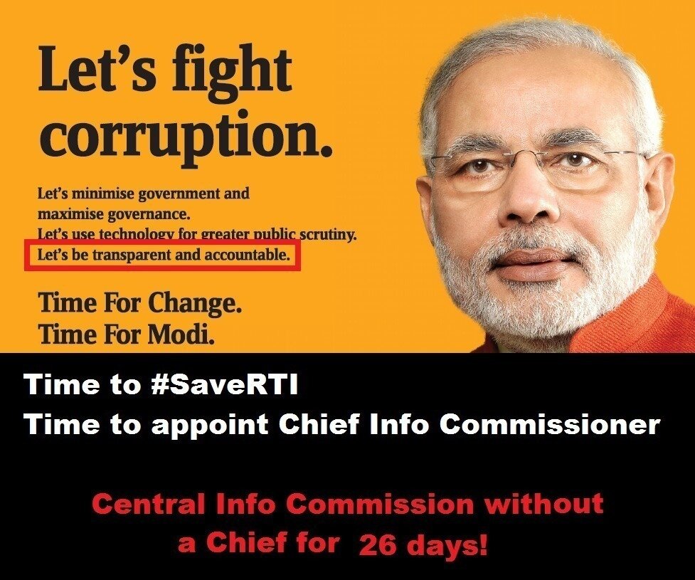Petition · Appoint Chief Information Commissioner in the Central ...