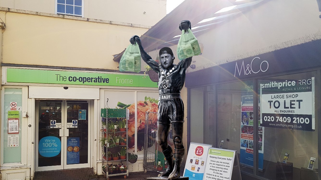 Petition · Erect a statue of big Andy outside the old Co-op in Frome ...