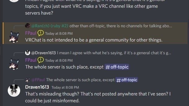 Petition · Petiton to get VRC discord gen-1 to be general topic's ...