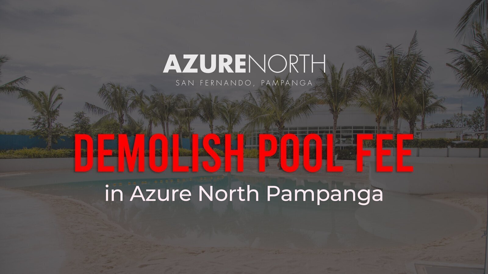 Petition · Abolish Pool Fee Charges at Azure North Residences, San ...