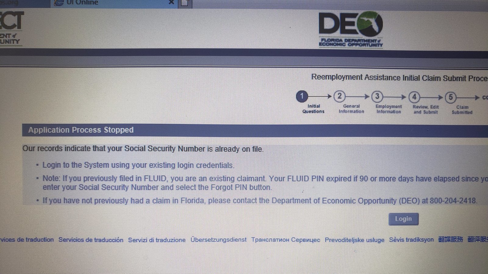 Petition · Fix Florida's Unemployment System So We Can File! - United ...