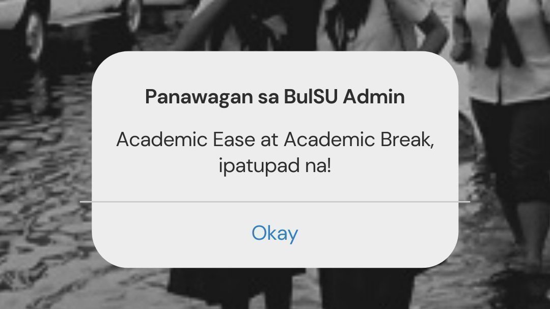 Petition · BulSU, academic break now! - Philippines · Change.org