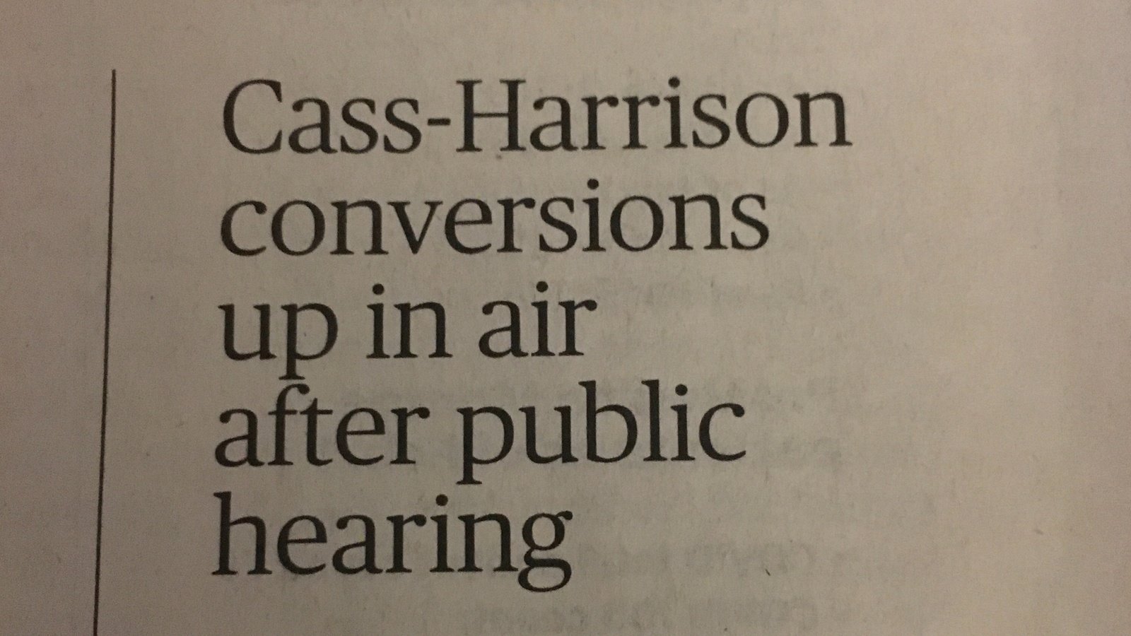 Petition · Stop the conversion of Cass and Harrison streets - Monroe ...