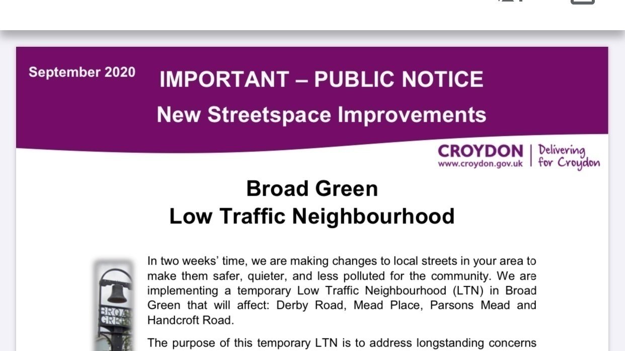 Petition · Removal of a proposed LTN ( low traffic neighbourhood ...