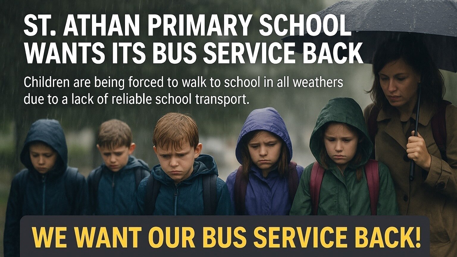 Petition · Restore the school bus service for St Athan Primary School ...