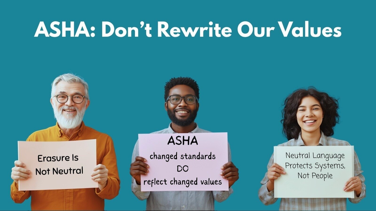Petition · Petition to Oppose the Removal of DEI Language from ASHA’s ...