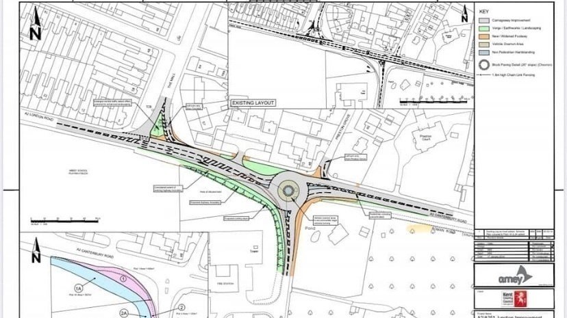 Petition · Change A251 junction to a roundabout not lights - United ...