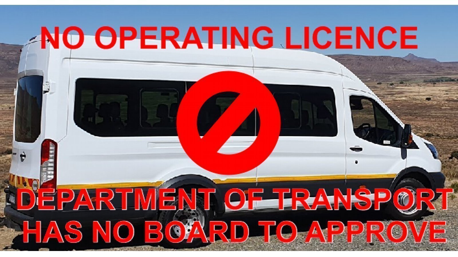 Petition · Let Tourism Transport Operator Licences be issued by ...