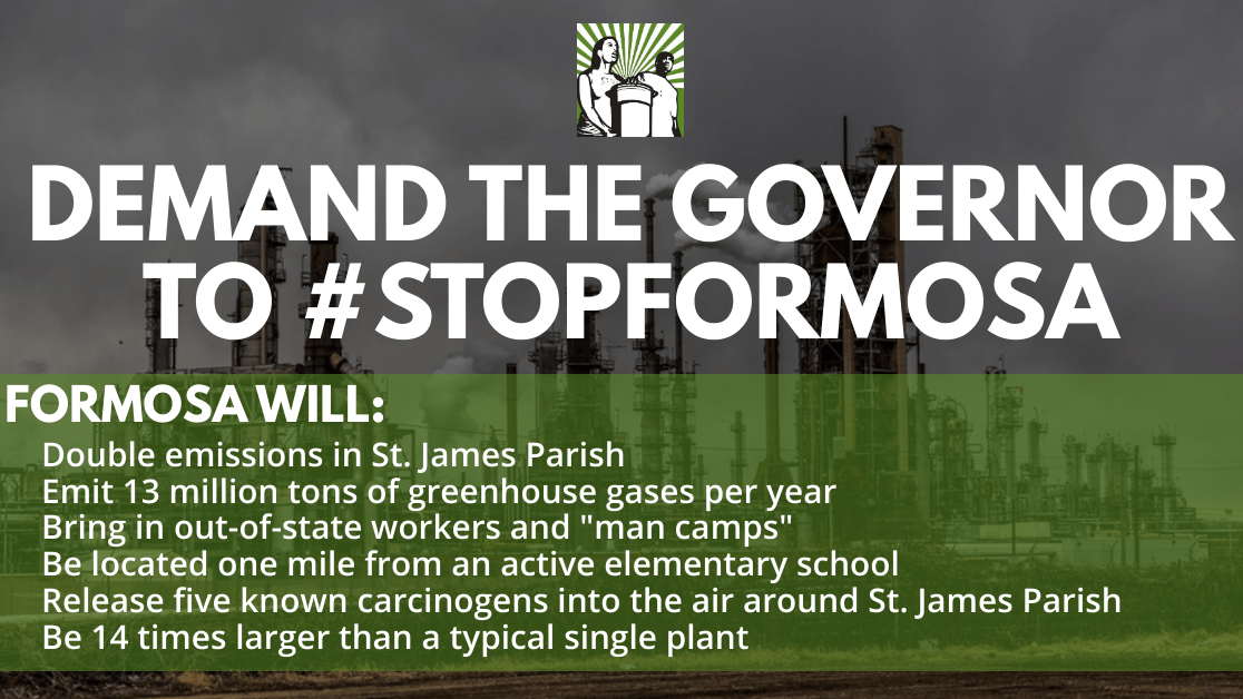 Petition · Stop the Formosa Chemical Plant in St. James Parish - United ...