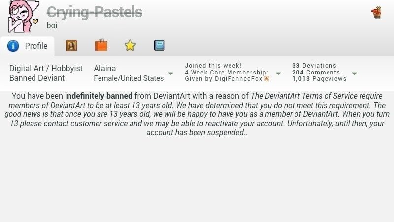 Petition · Anyone: PLEASE LIFT MY FALSE DEVIANTART BAN · Change.org