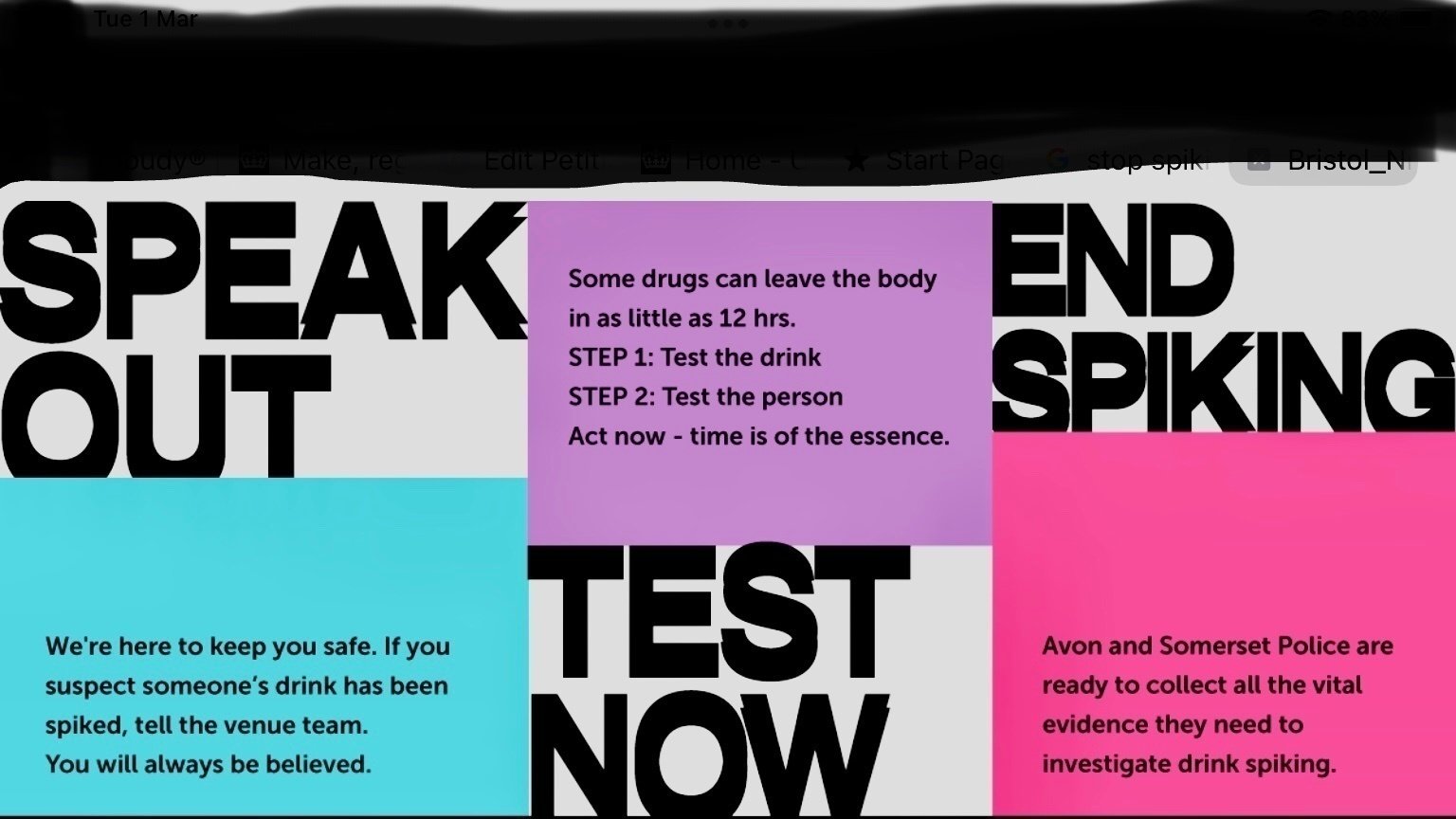 Petition · Stop spiking in pub/night clubs - United Kingdom · Change.org