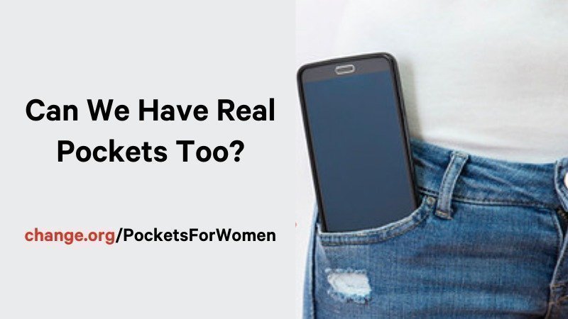 Petition · Women's Clothing Brands: We Want Real Pockets Too! - India ...